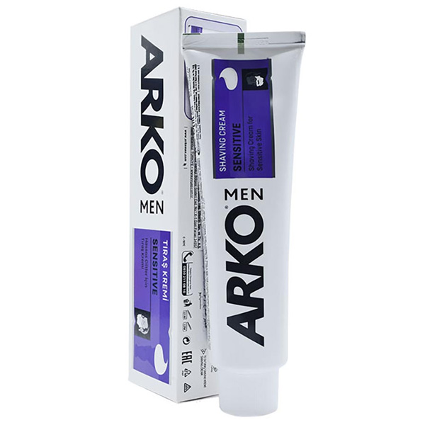 مشخصات، خرید و قیمت خمیر ریش پوست های حساس آرکو Arko Sensitive حجم 100 میل