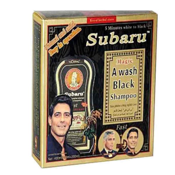 مشخصات، خرید و قیمت شامپو دو قلو رنگ مو مشکی گیاهی سوبارو Subaru Fast و ...