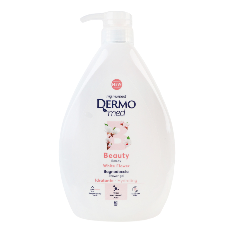 مشخصات، خرید و قیمت شامپو بدن درمومد DERMOmed Beauty رایحه گل های سفید ...